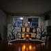 3D Printed Halloween Haunted Village: Spooky Tealight House Set - Etsy