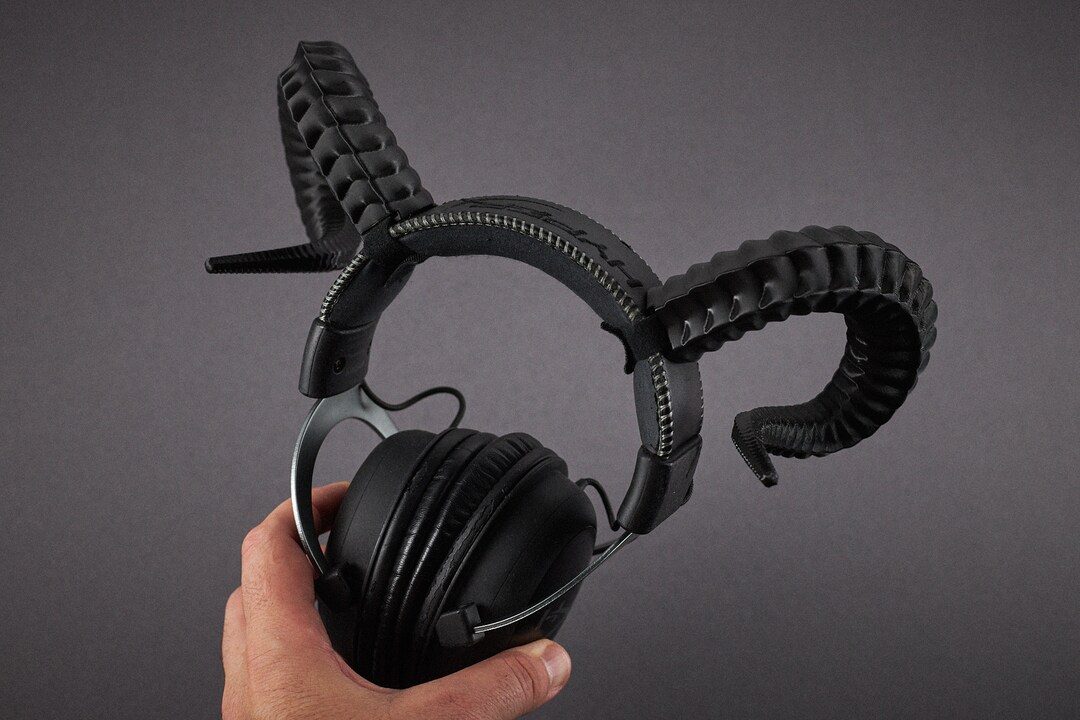 Aries Demon Ram Horns for Headphones – Cosplay Accessories for Gaming ...