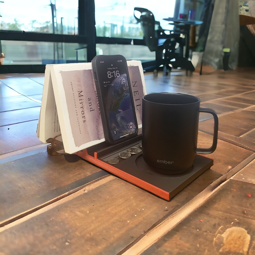 Gothic Book Stand With Cup Holder & Bookmark Slot - Etsy