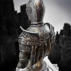 10" Hand Painted Drakeblood 3D Printed Knight Bust Dark Souls 3 - Etsy