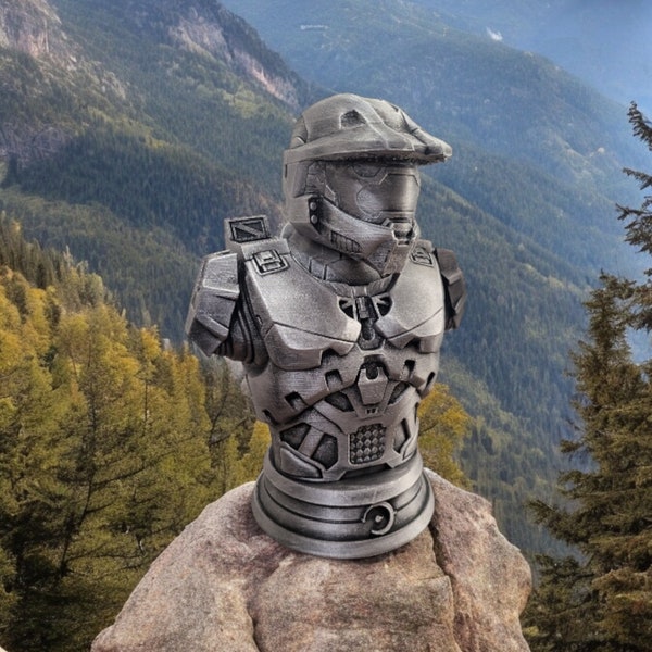 Halo Master Chief Statue - Etsy