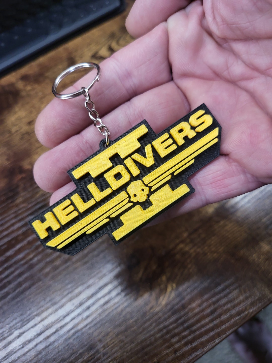Helldivers 2 Keychain Collectable Gaming Gift - Etsy