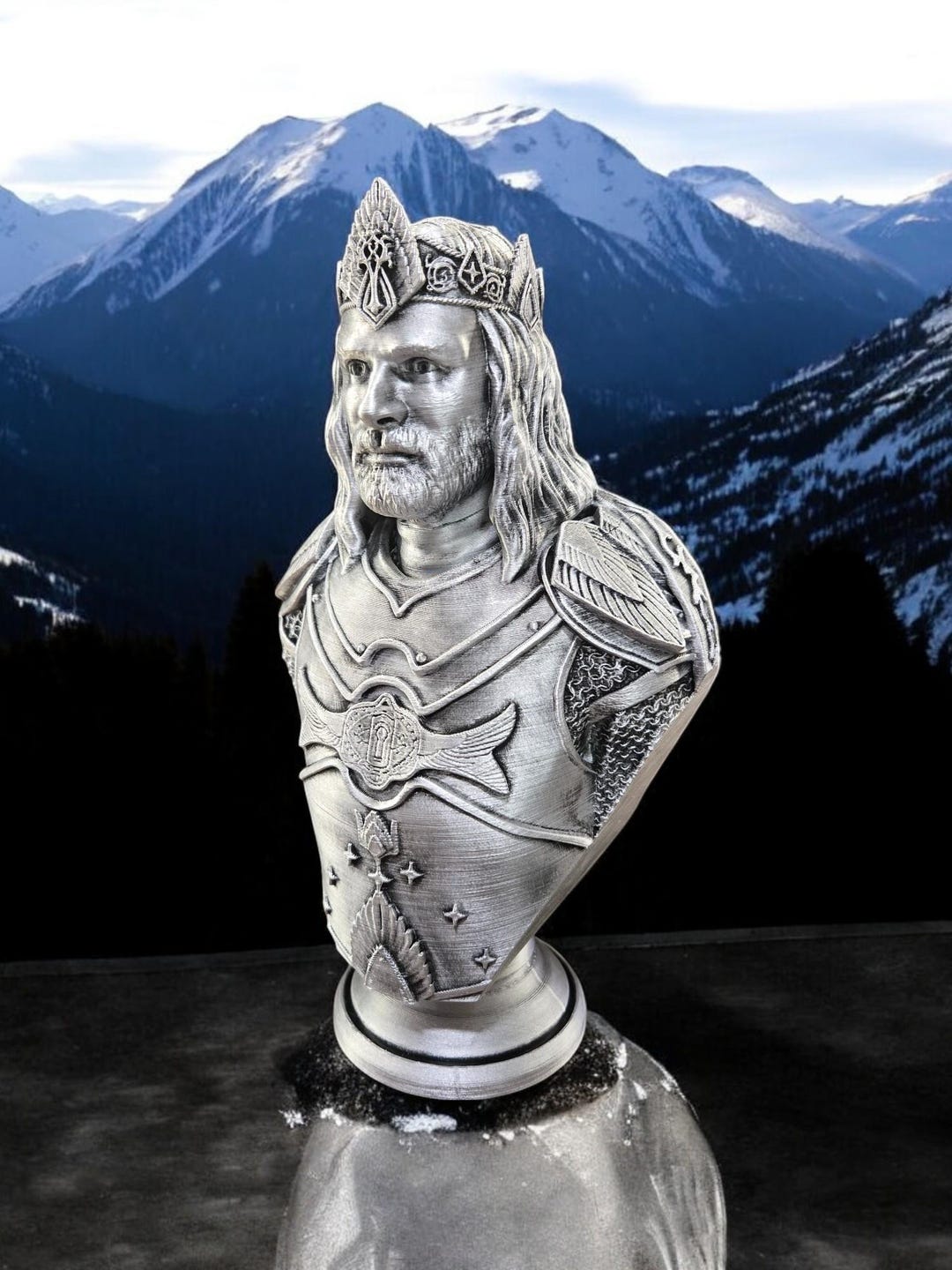 Aragorn 8.5" Hand-painted LOTR Bust - Lord of the Rings Collector ...