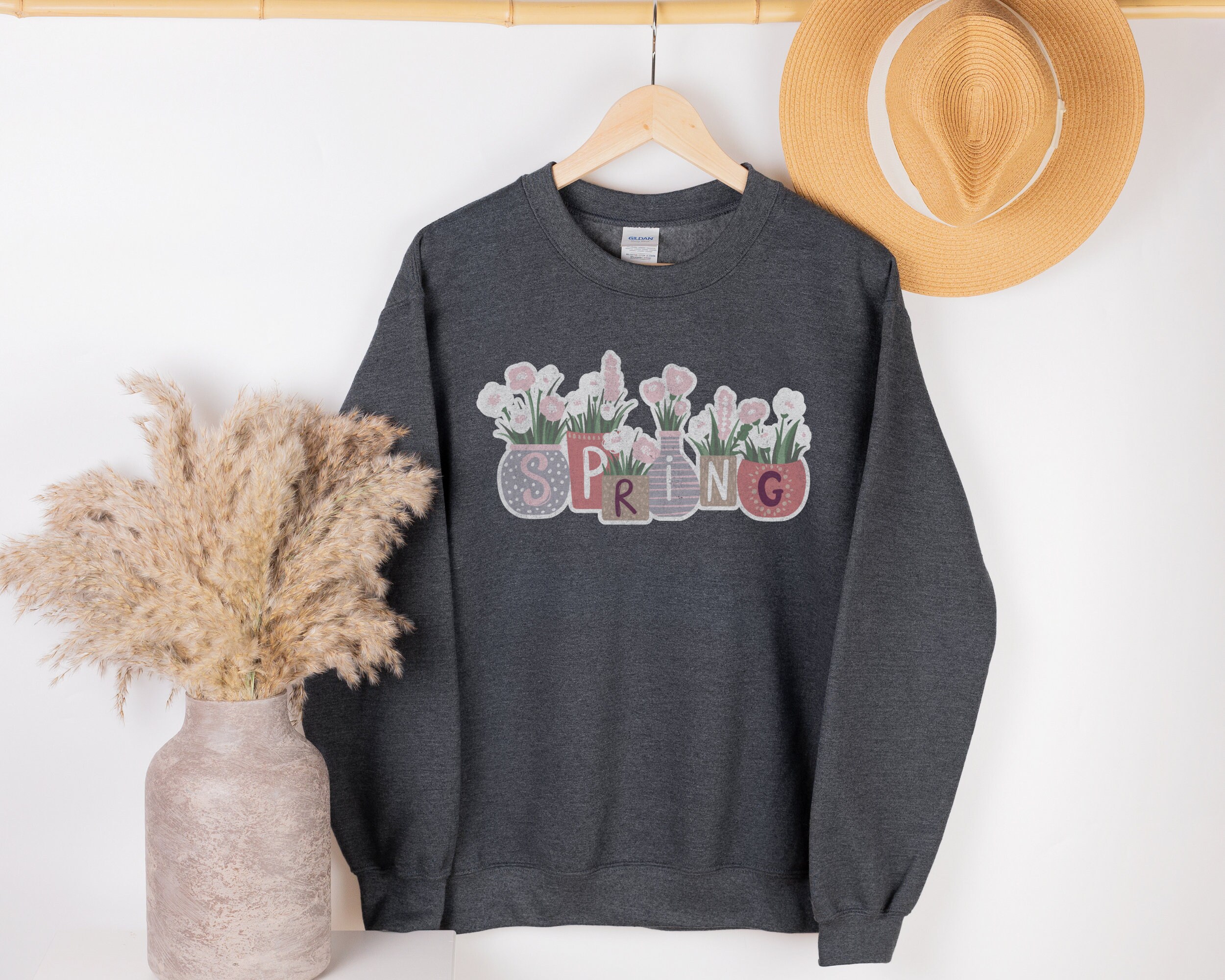 Spring Season Sweatshirt, Flowers Sweatshirt, Spring Sweatshirt, Gift ...