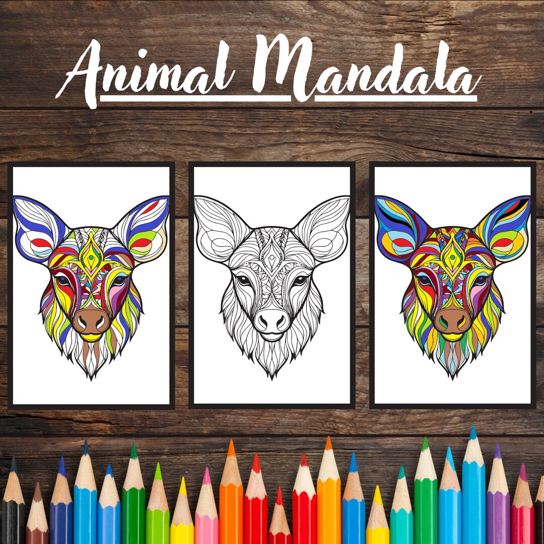 65 Coloring Pages of Animal Mandalas COLORING PAGES MANDALA Coloring ...