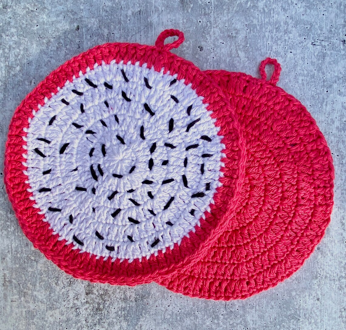 Fun Fruity Potholders Pattern - Etsy