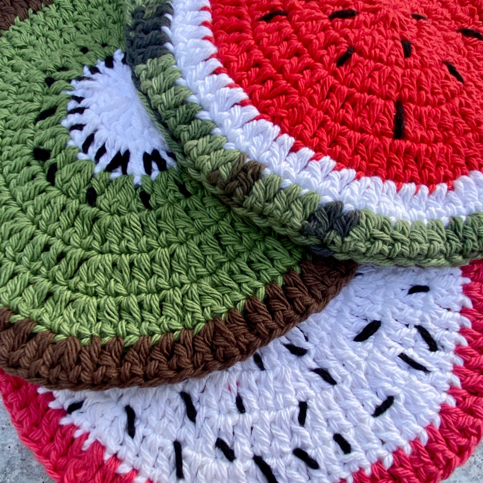 Fun Fruity Potholders Pattern - Etsy