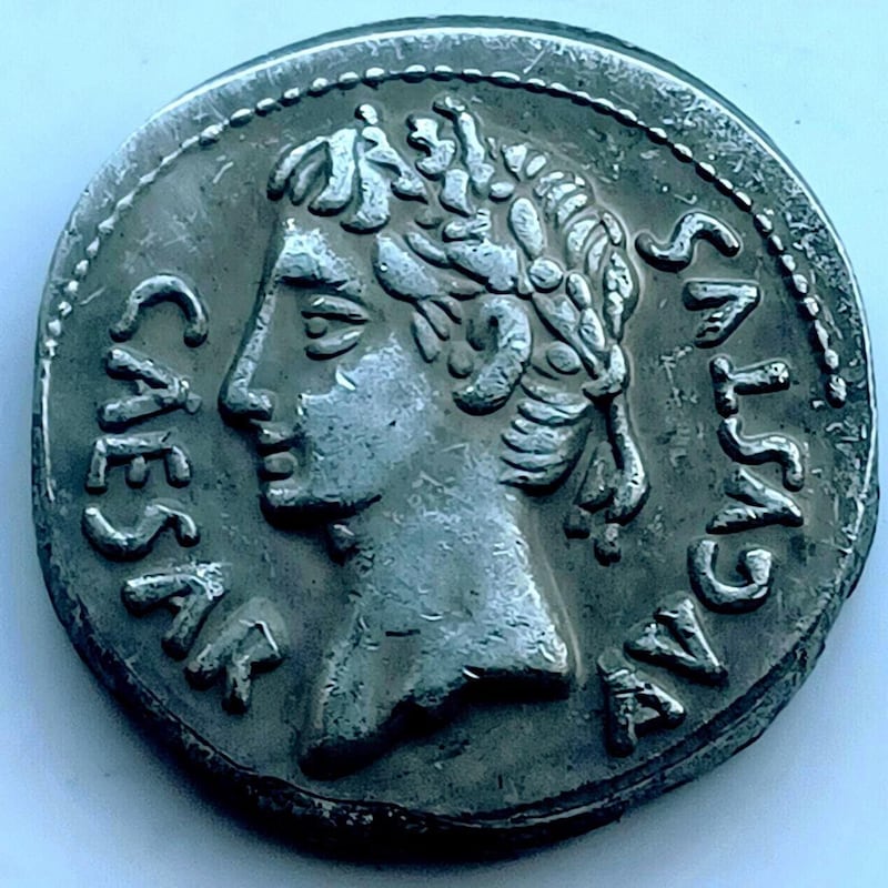 Roman Coin Caesar Augustus - Etsy UK