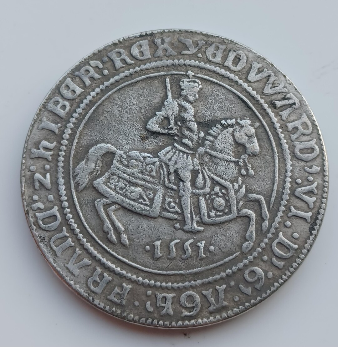 1551 King Edward Vl King on Horseback Crown - Restrike British - Etsy