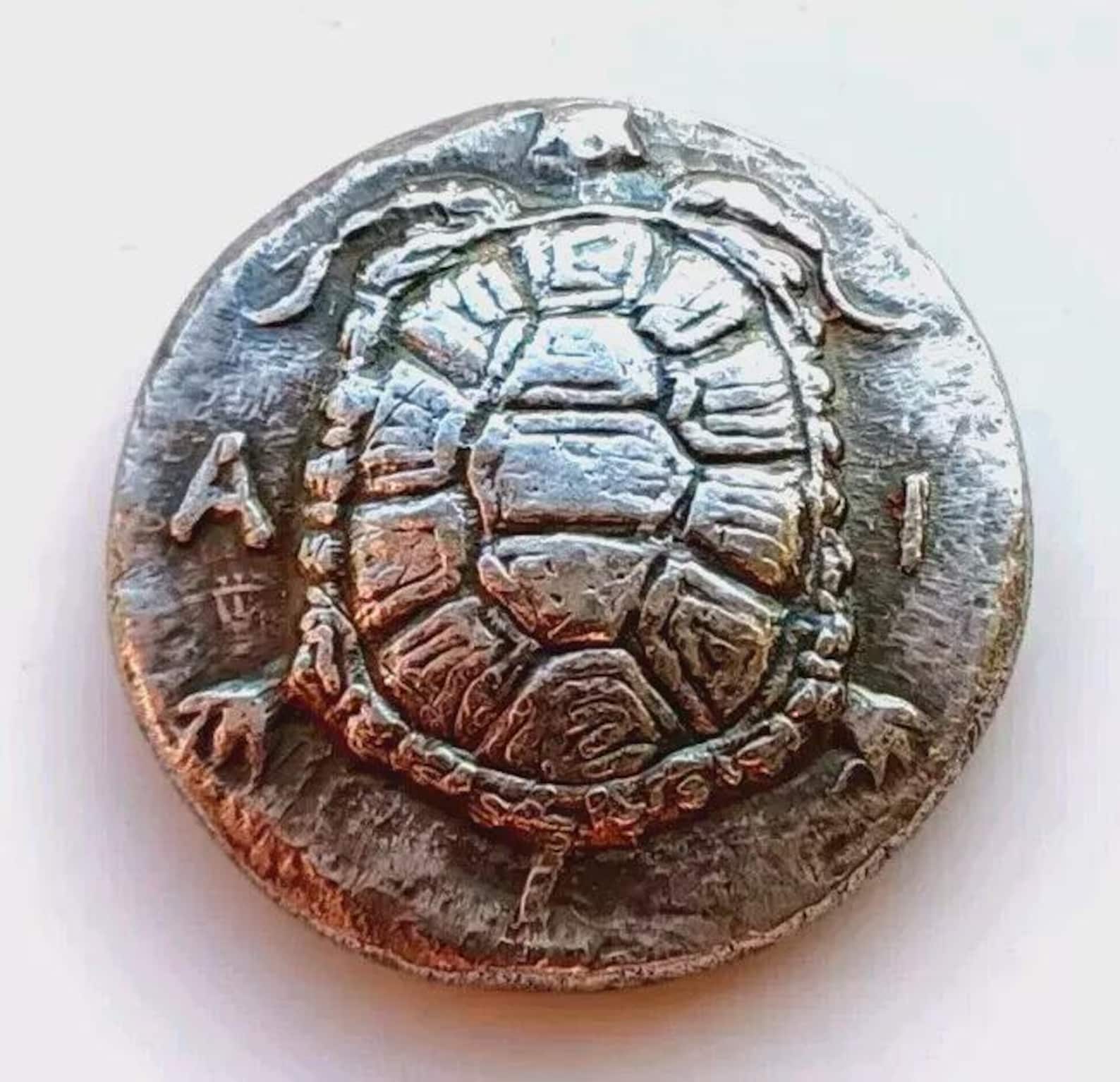 Greek Coin - Ancient Aegina Turtle AR Starter*450 - 100* BC - Silver ...