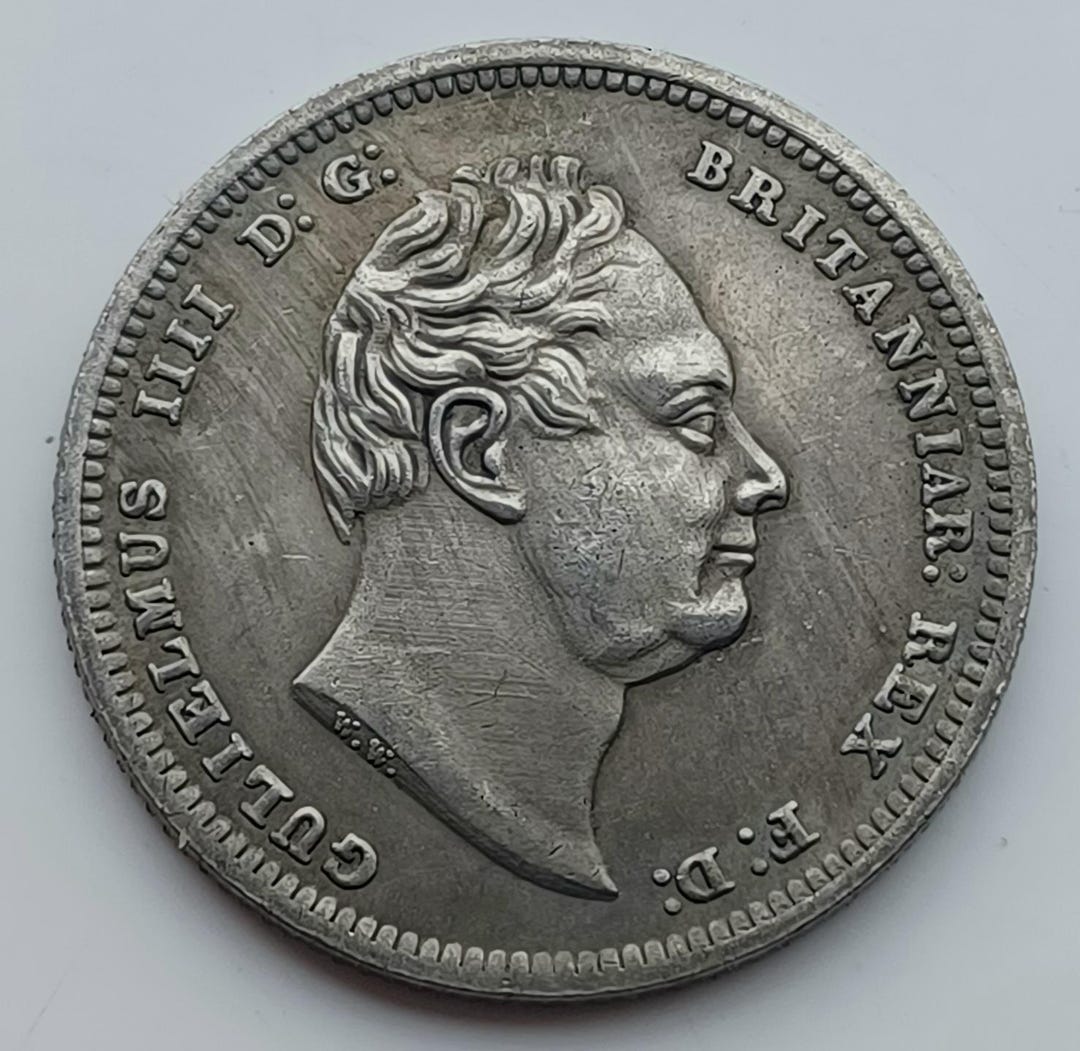 William Lv *1831* Shilling, British Coin, Restrike - Etsy