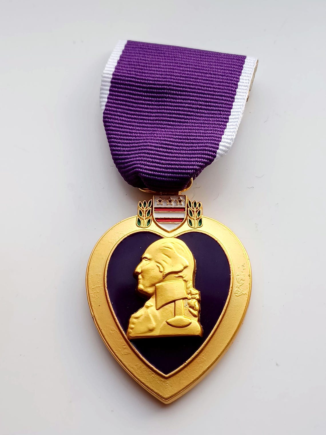 USA American Purple Heart Medal - 22c Gold Plated. - Etsy