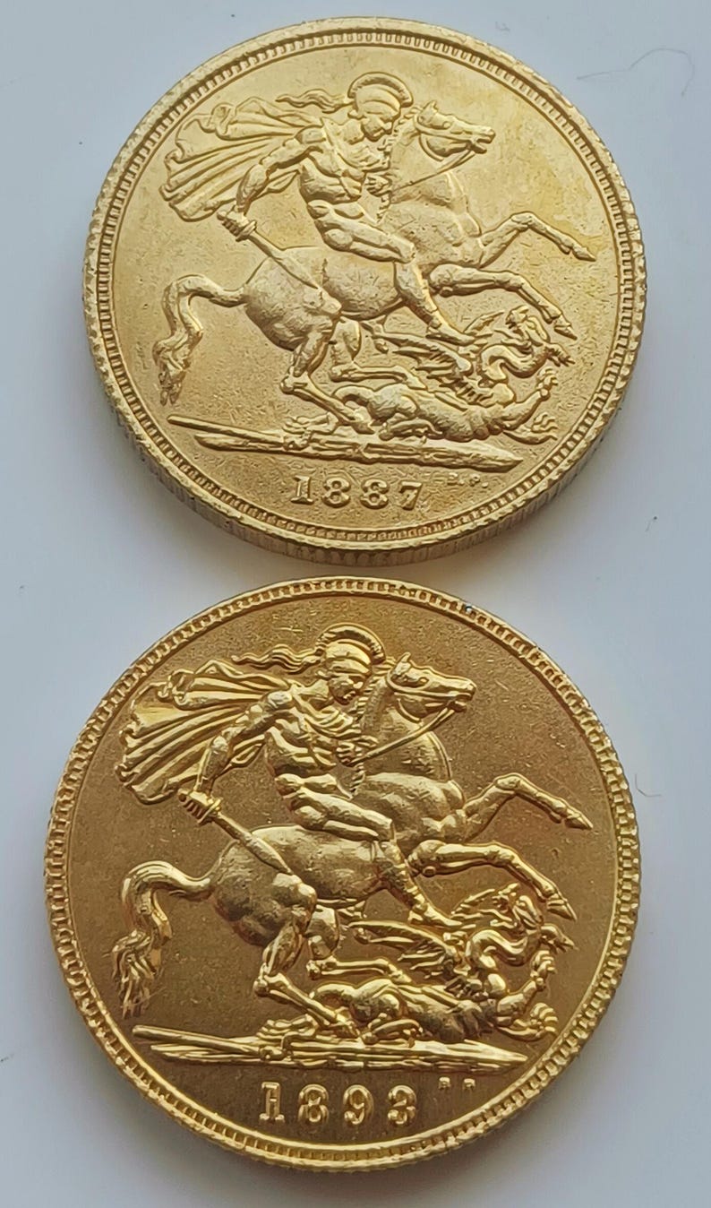 Queen Victoria Sovereign Set British Coin Gift Item for Collector ...