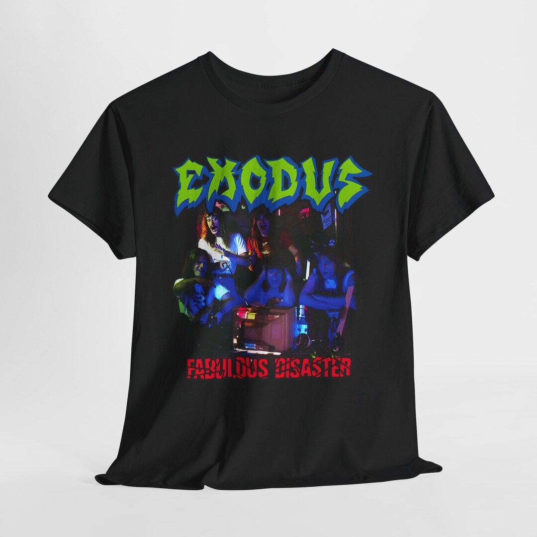 Exodus Fabulous Disaster V2 Band Album T-shirt Metal Rock Music Sizes S ...