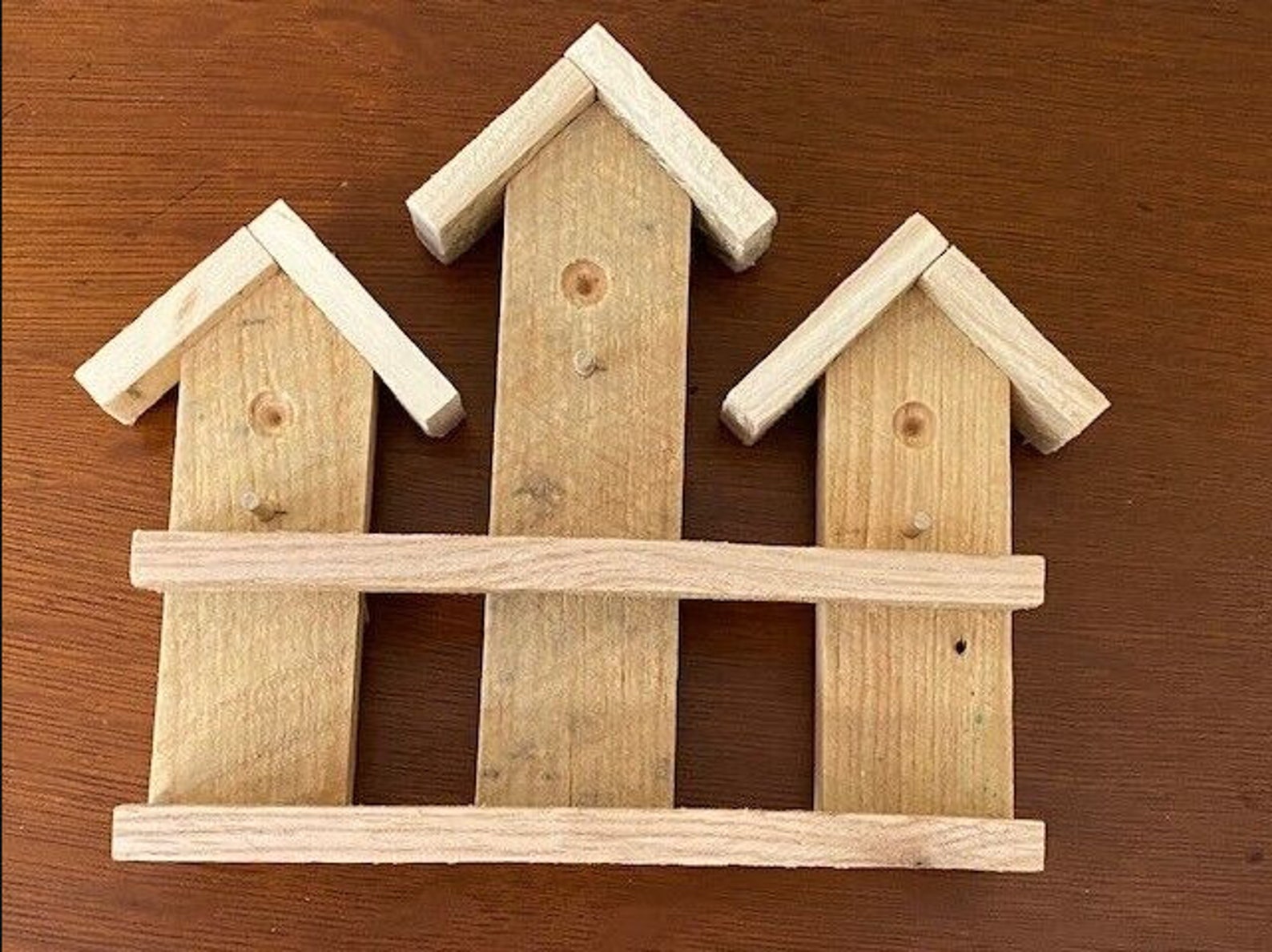 Handmade Rustic Wooden Birdhouse - Etsy