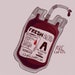 Vampire Blood Bag Stickers - Etsy