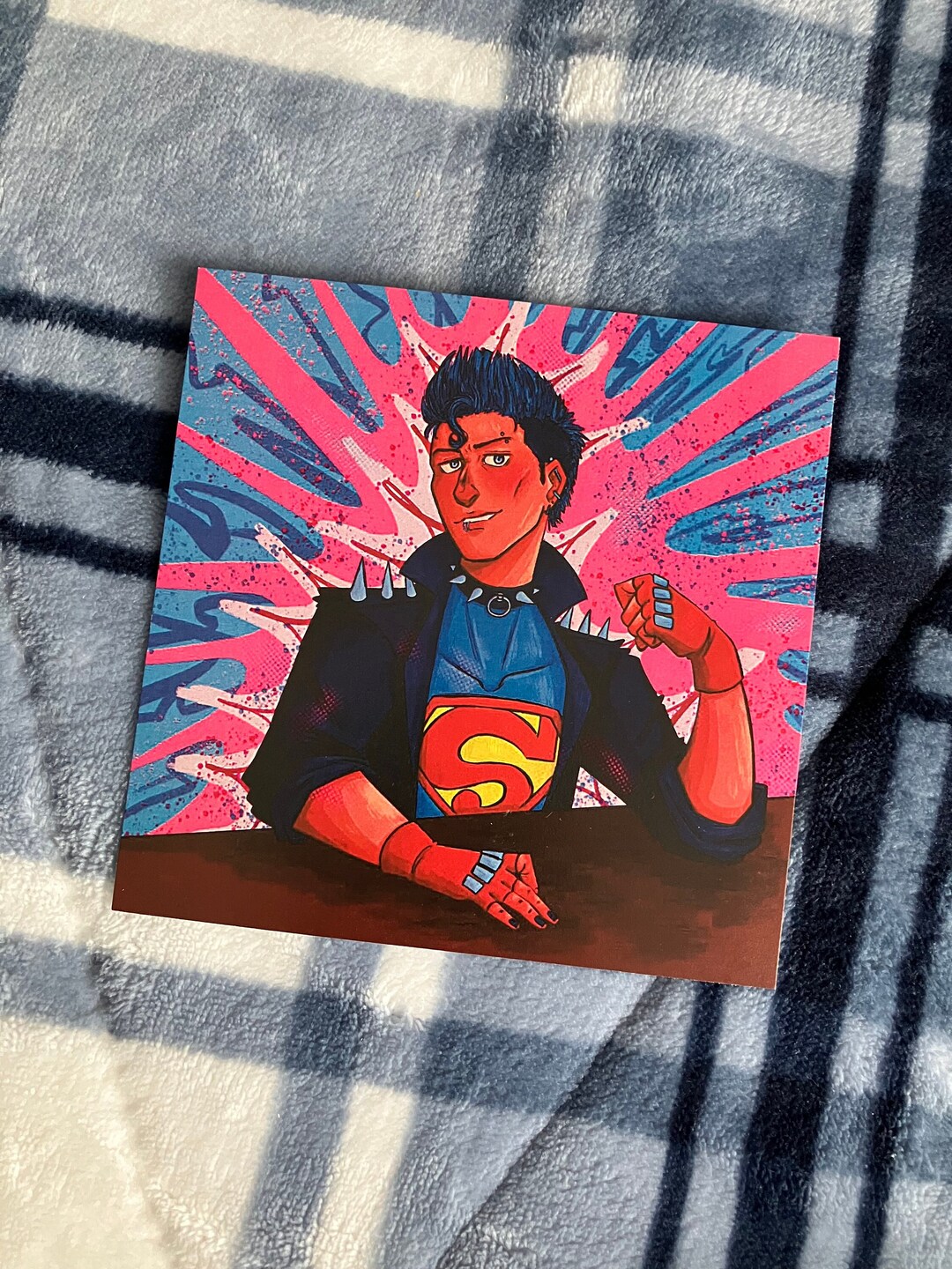 Superboy 5x5 Art Print - Etsy
