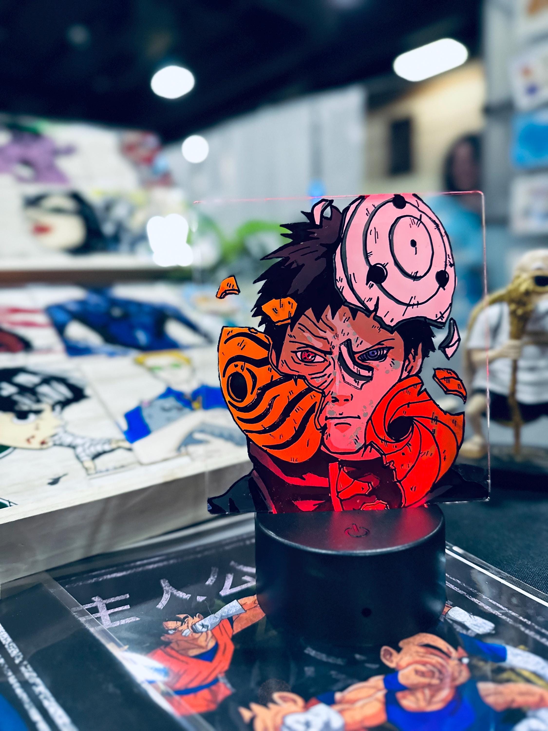 Custom Anime Glass Art – Handmade Reverse Painting on Plexiglass With ...