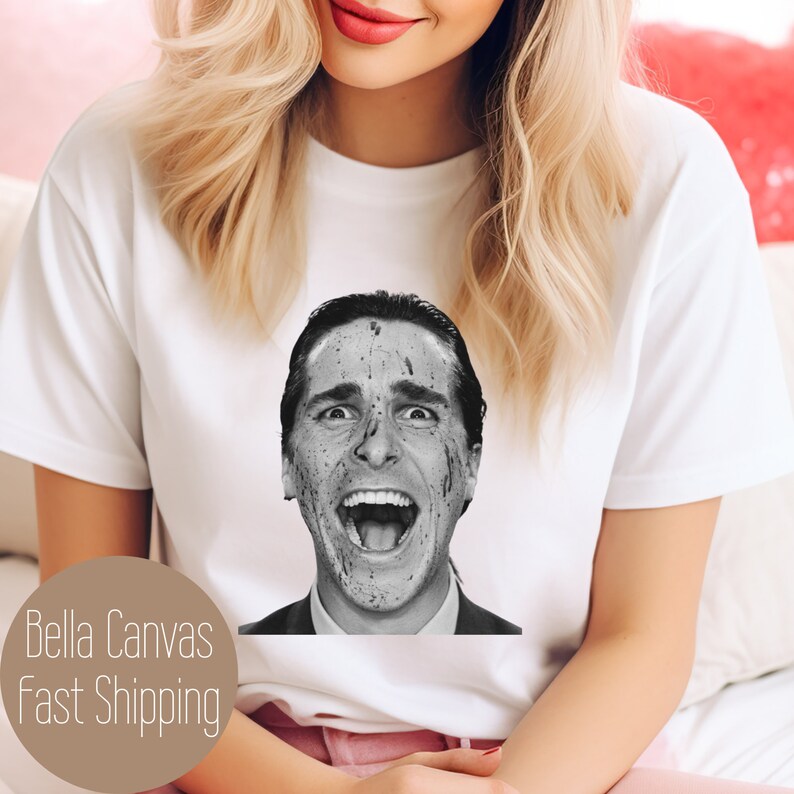 American Psycho Movie Shirt, Patrick Bateman Tee, Retro Horror Movie ...