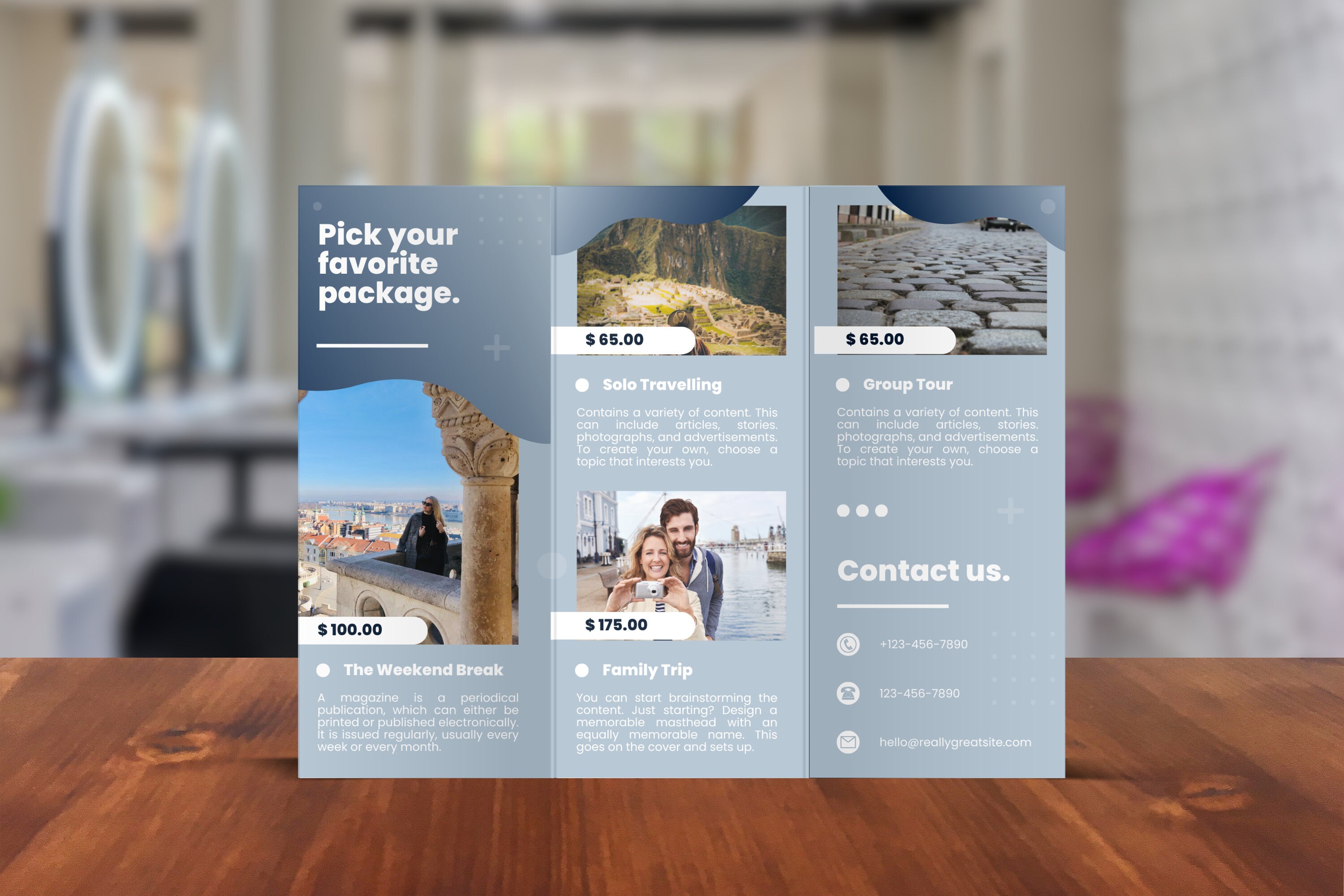 Custom Business Printed Brochure, Business Brochure, Trifold Brochure ...
