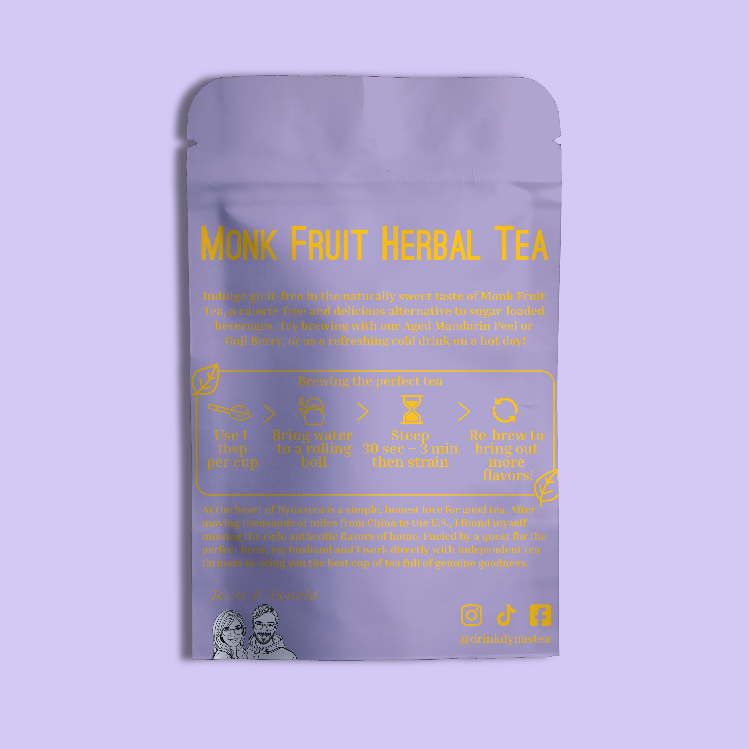 Monk Fruit Herbal Tea: Chinese Single Origin, Caffeine-free - Etsy