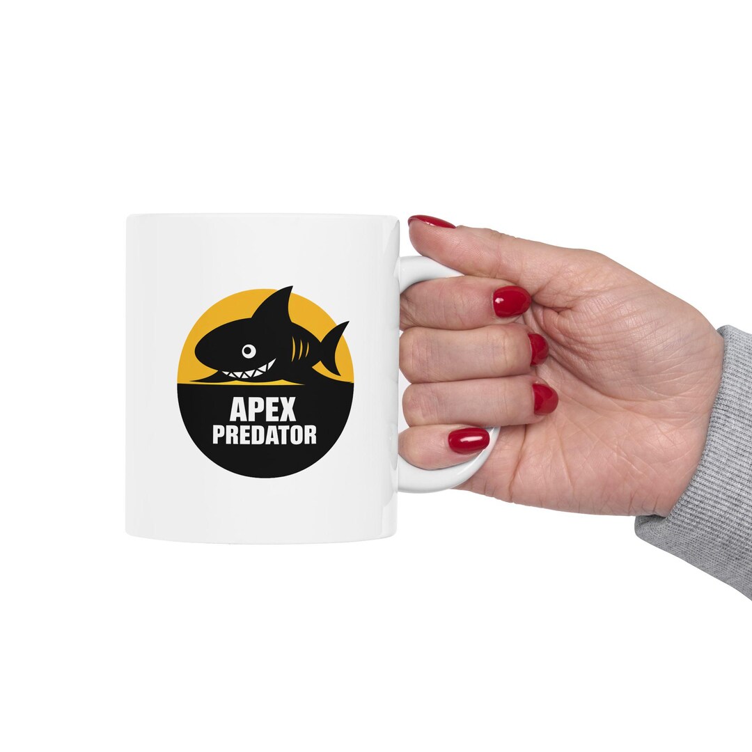 Funny Shark Mug | Apex Predator Coffee Cup | Ocean Lover Gift ...