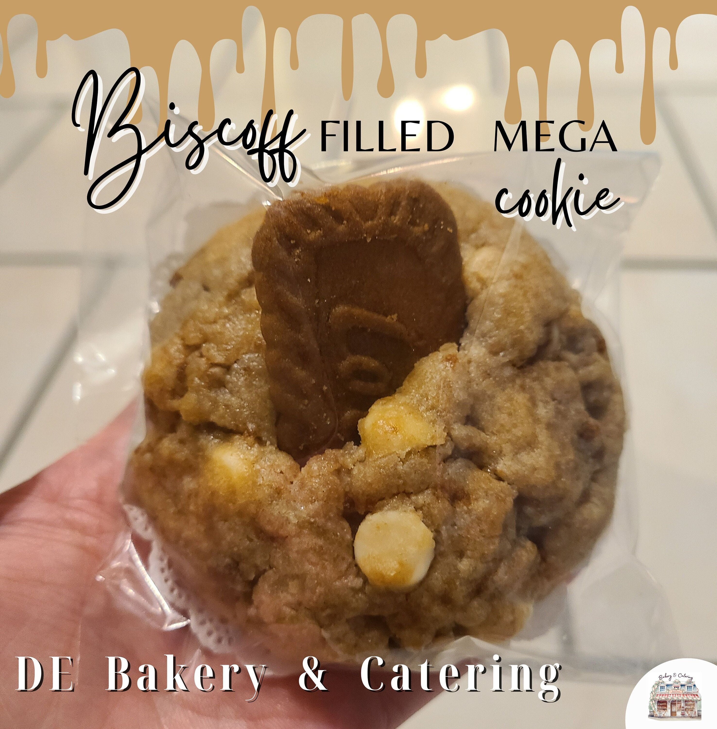 Biscoff Butter Filled Mega Cookies | Half-dozen | New York Style Cookie ...