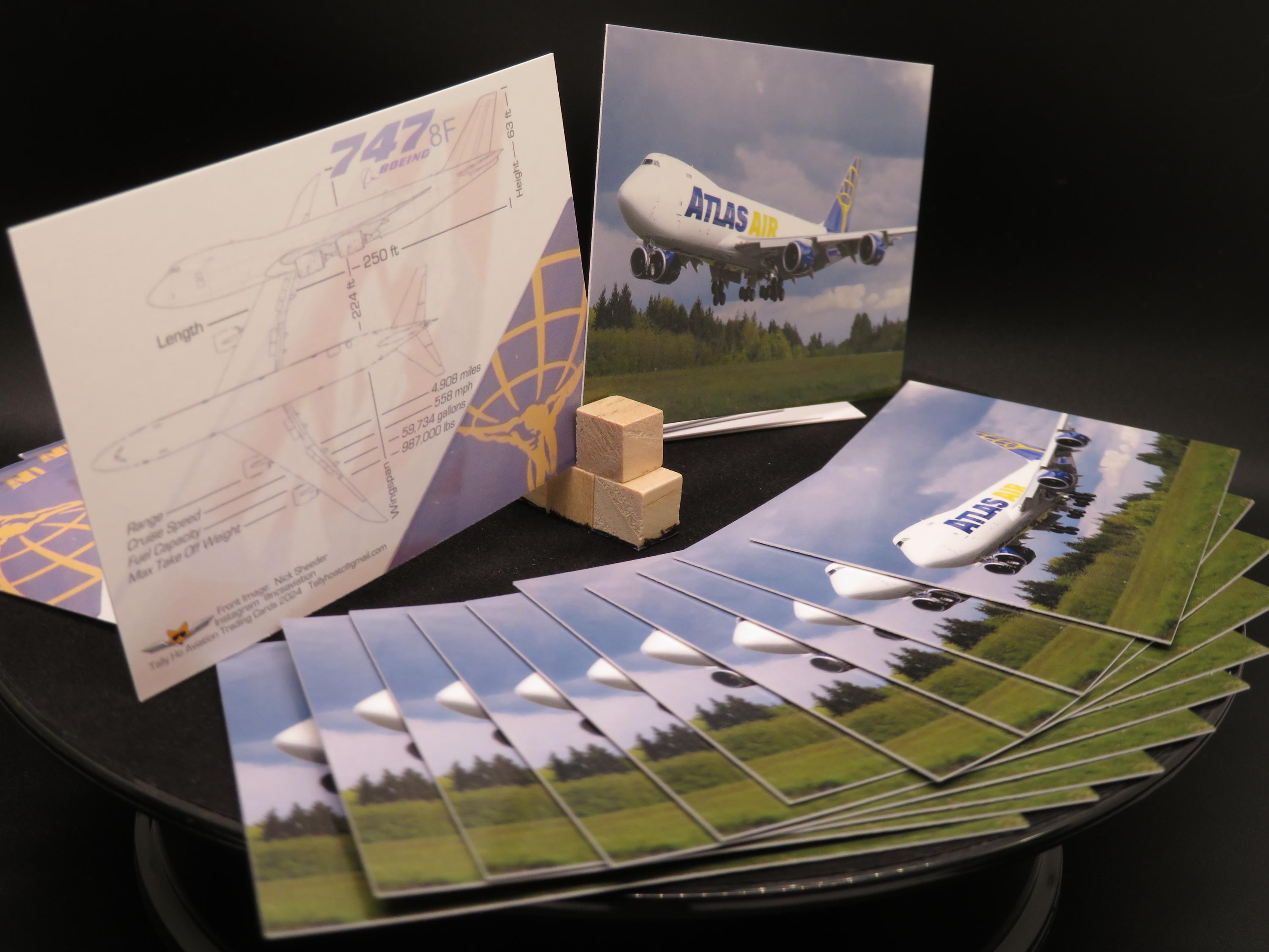 Atlas Air Boeing 747-8F Trading Cards - Set of 25 - Etsy