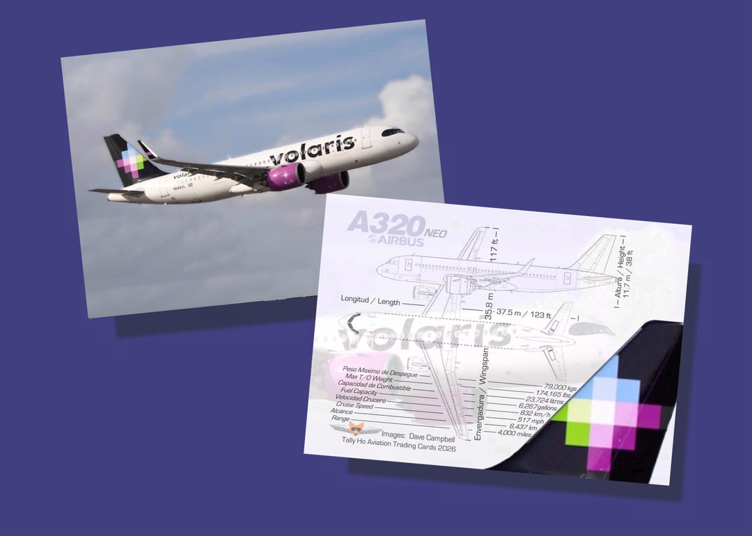 Volaris Airbus A320 Set of 100 Aviation Trading Cards - 2.5"x 3.5 ...