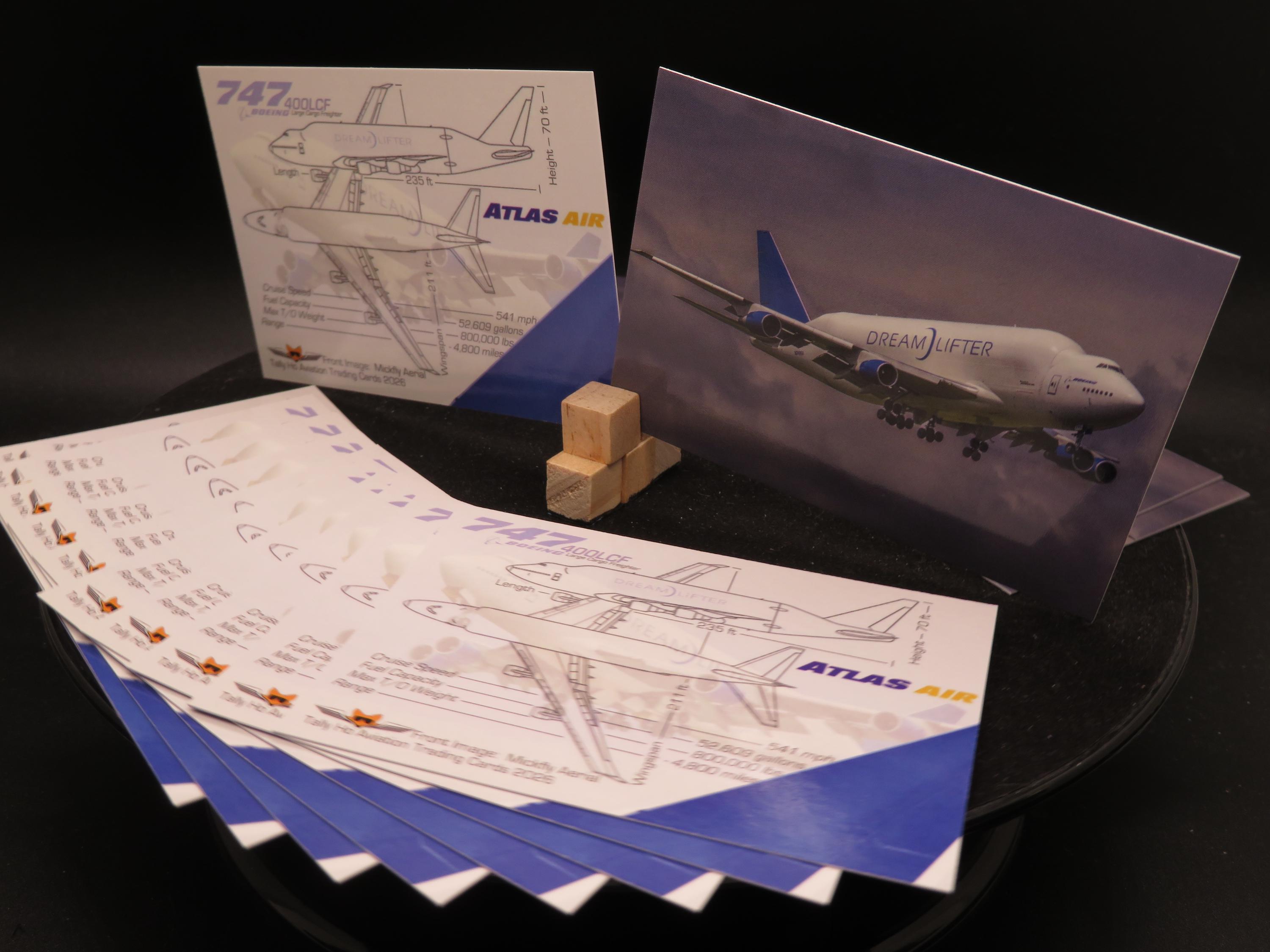 Atlas Air Dreamlifter Boeing 747-400LCF Trading Cards - Set of 25 - Etsy
