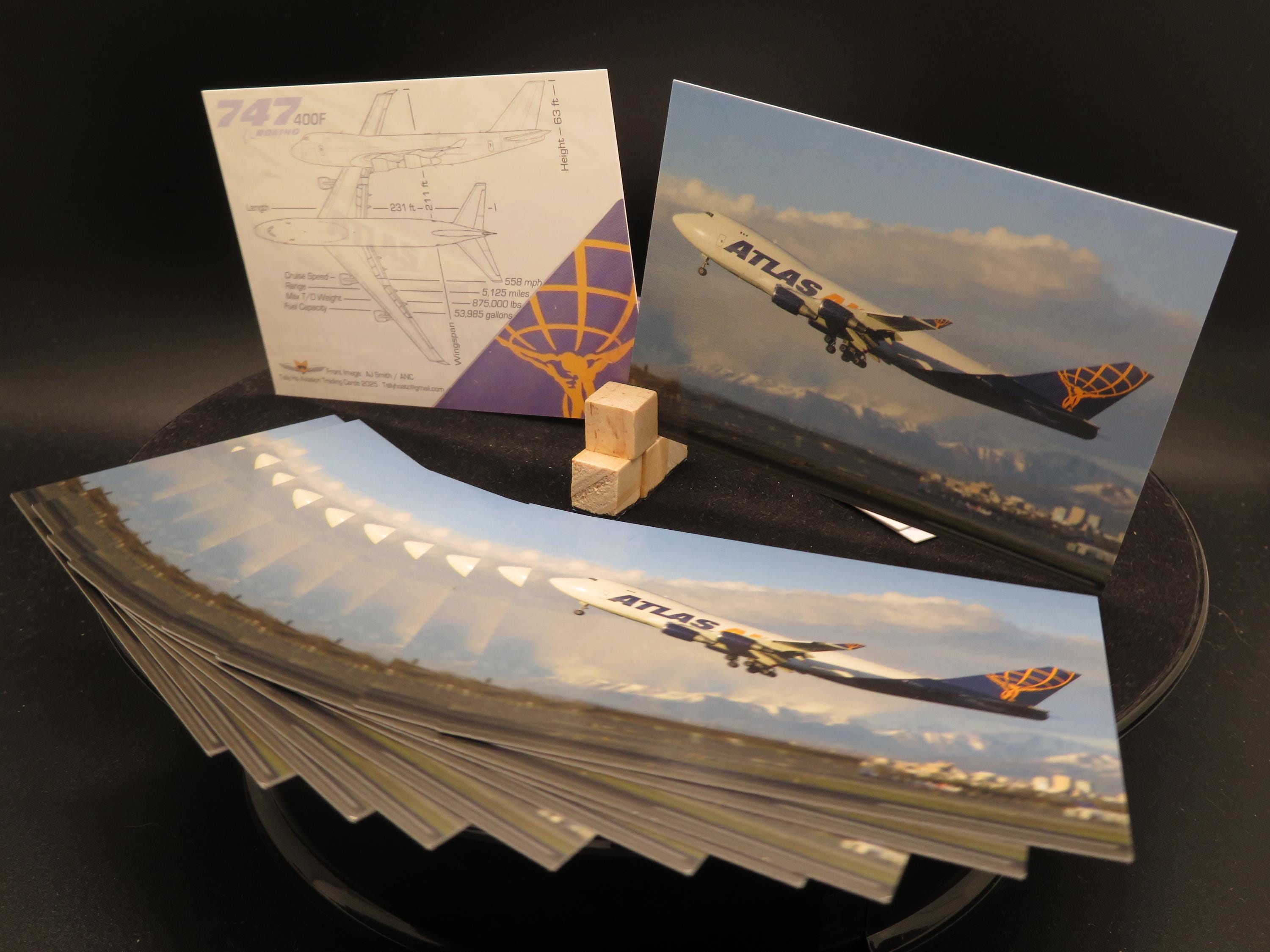 Atlas Air Boeing 747-400F Trading Cards - Set of 50 - Etsy