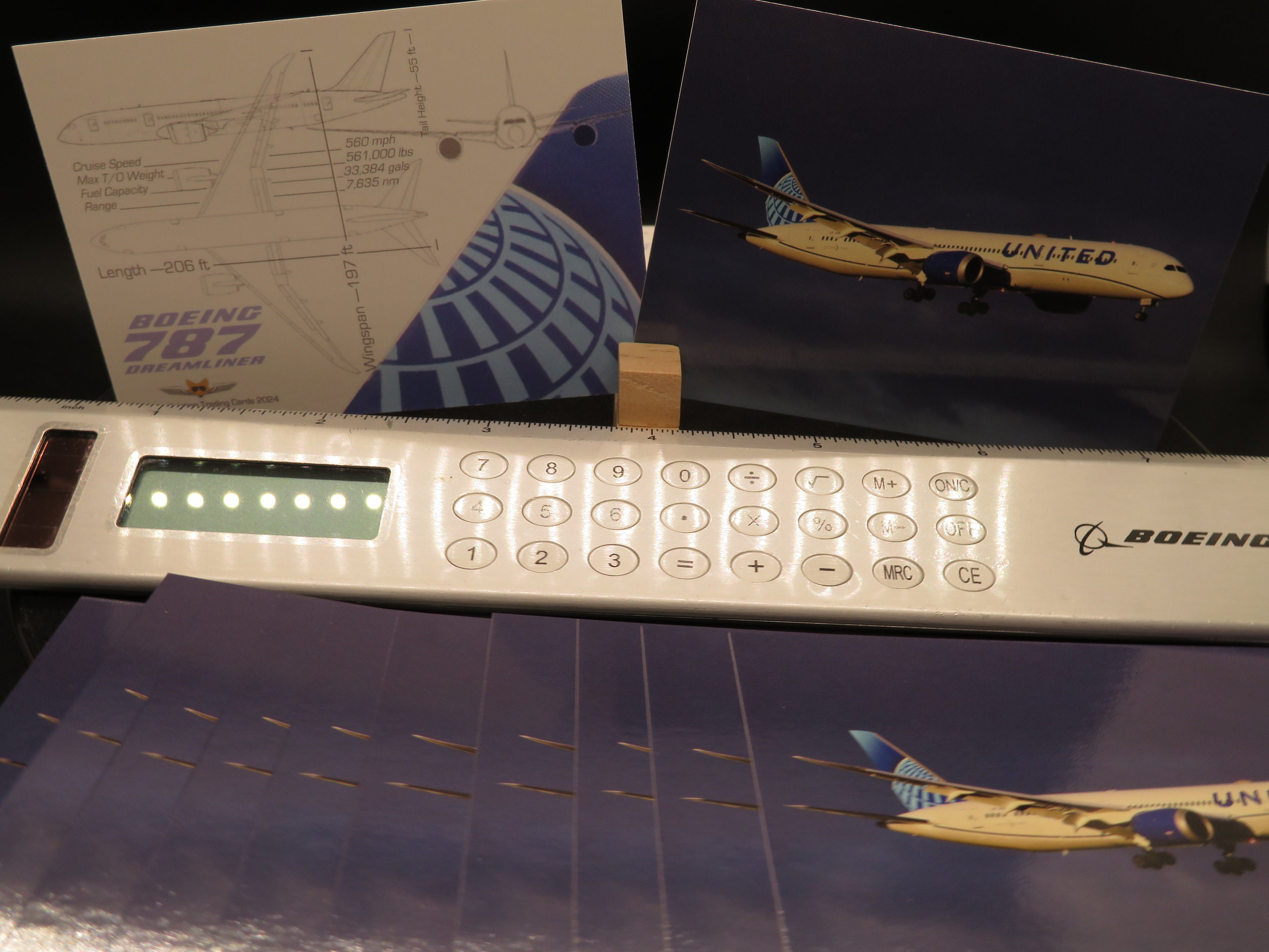 United Airlines Boeing 787 Set of 25 Airplane Trading Cards - 2.5"x 3.5 ...