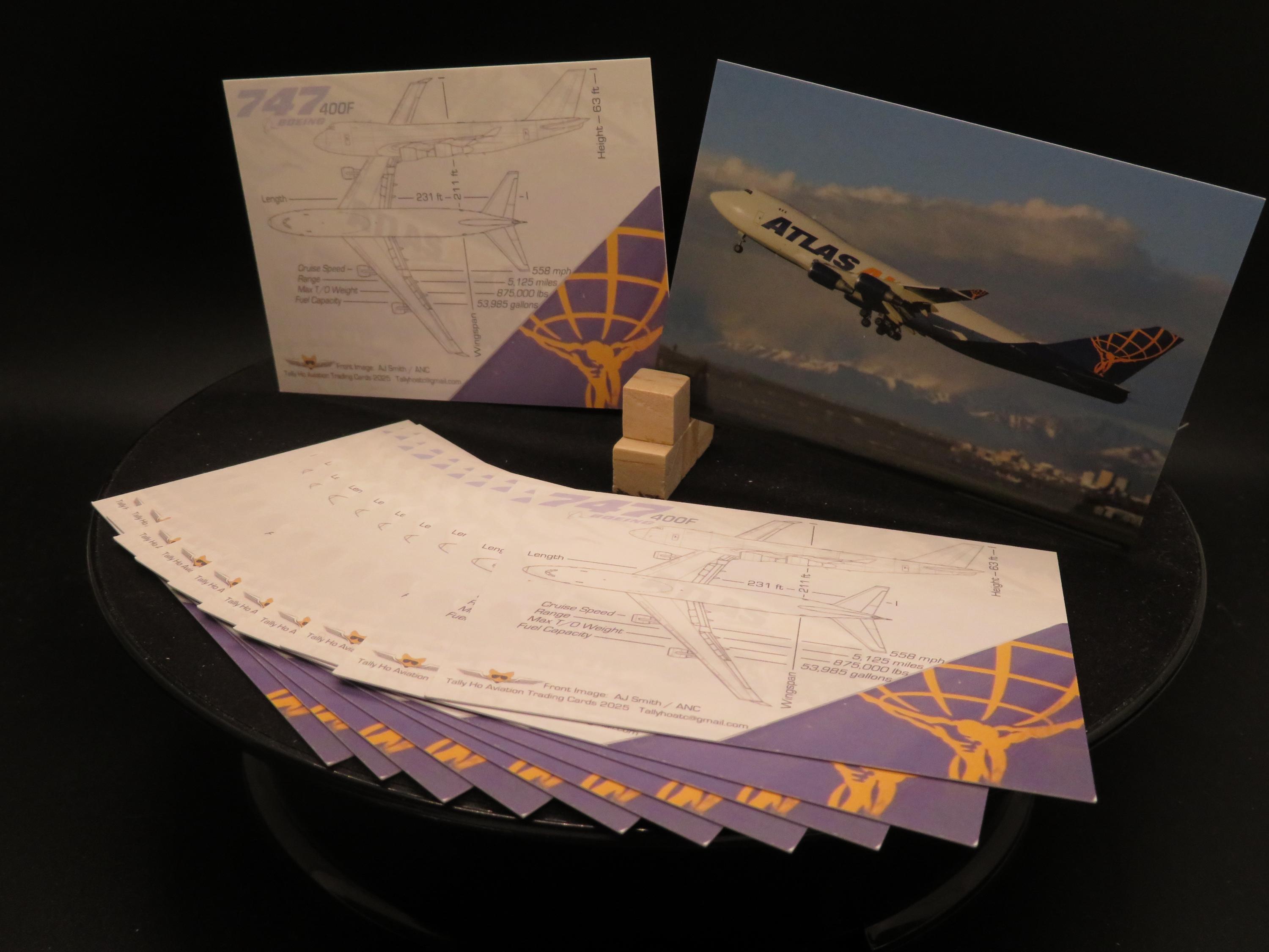 Atlas Air Boeing 747-400F Trading Cards - Set of 50 - FREE SHIPPING - Etsy