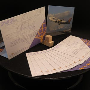 Atlas Air Boeing 747-400F Trading Cards - Set of 25 - Etsy