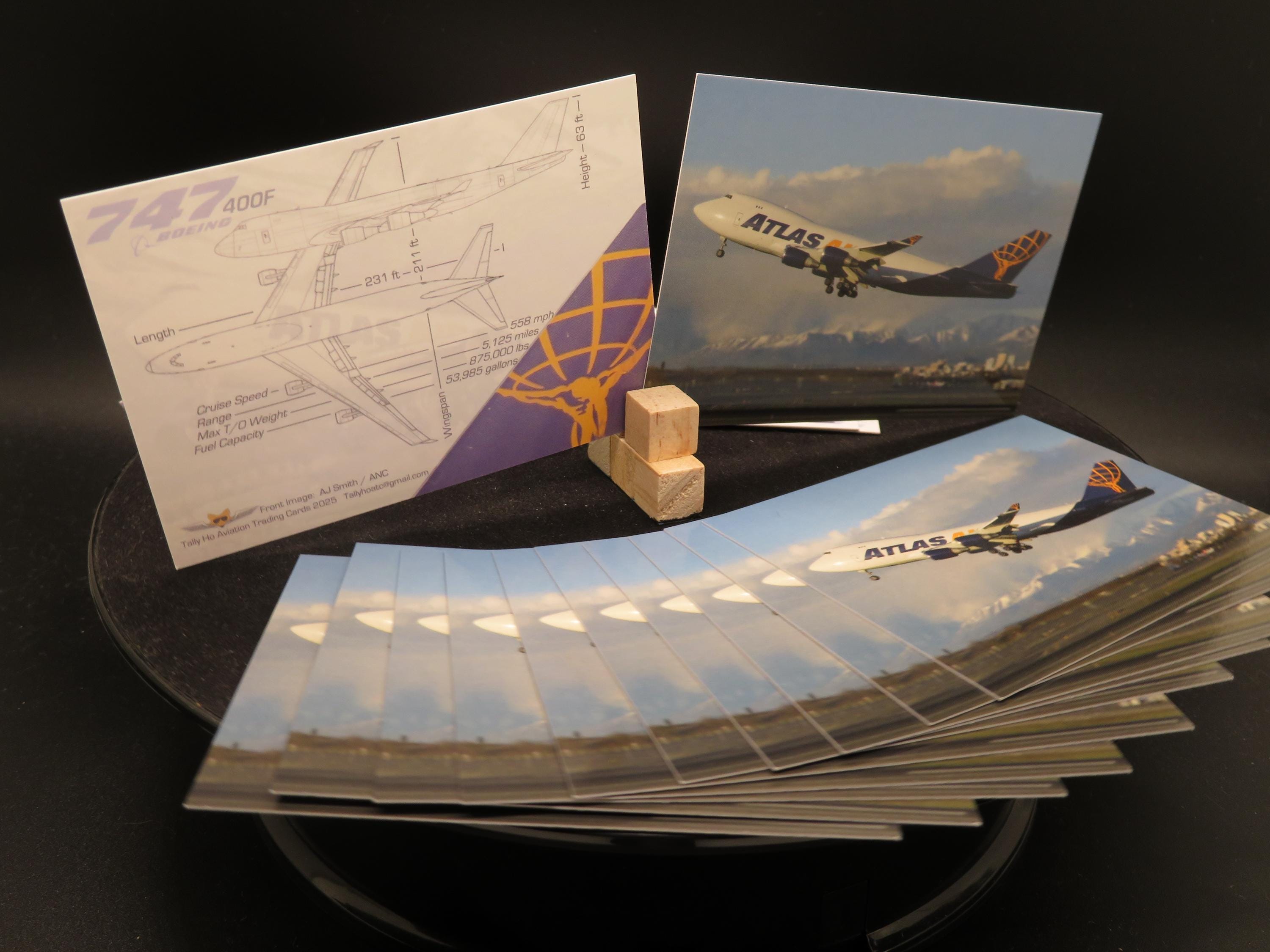 Atlas Air Boeing 747-400F Trading Cards - Set of 50 - Etsy
