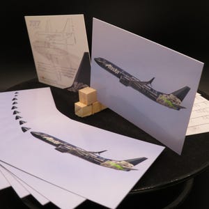 Alaska Airlines Boeing 737-800 "star Wars" - Set of 25 Aviation Trading ...