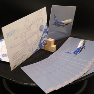 Alaska Airlines Boeing 737 Max 8 "honoring C/s..." - Set of 25 Aviation ...