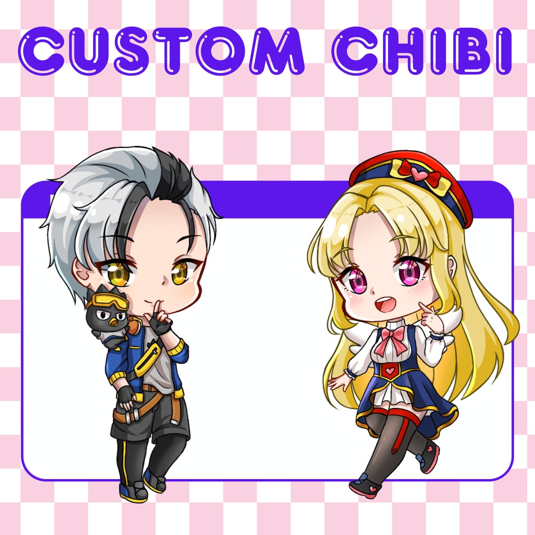 Chibi Custom Chibi Chibi Anime Cute Custom Chibi Chibi Female Chibi ...