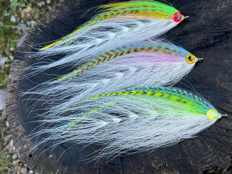 11 Inch Beast Fleye Fly: Feather Wing Pike/musky/bass Lure - Etsy