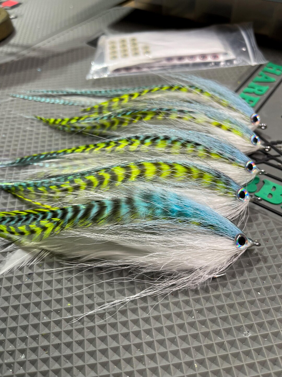 3 Pack Mackerel Fly, Hollow Fly, Hollow Fleye, Mackerel Pattern, Fly ...