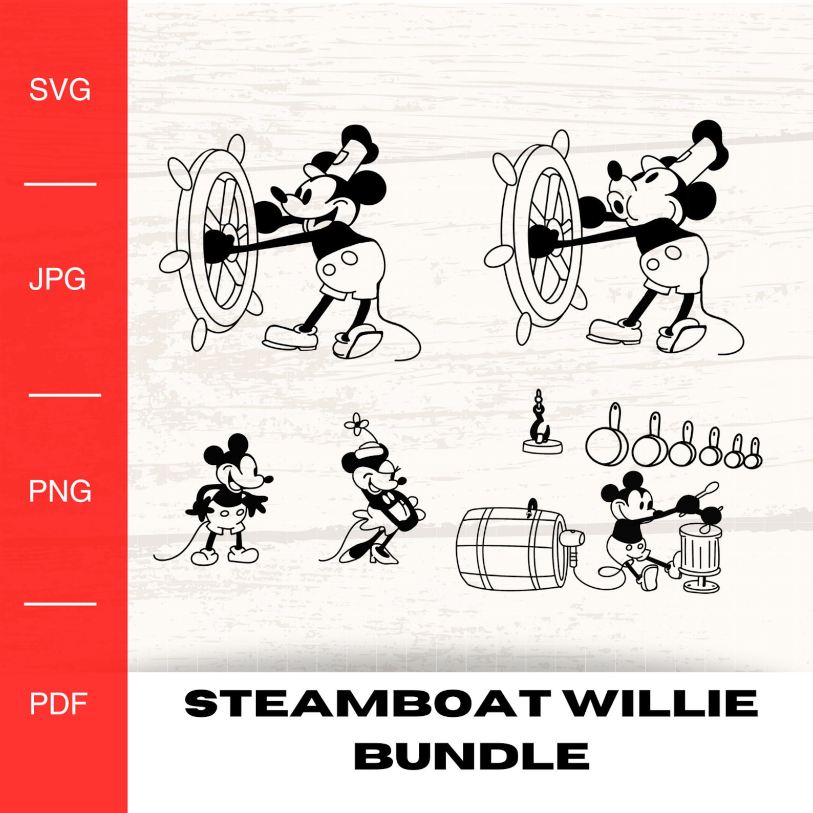 Steamboat Willie Svg, Cartoon Mouse Svg, Steamboat Willie Png, Mouse ...