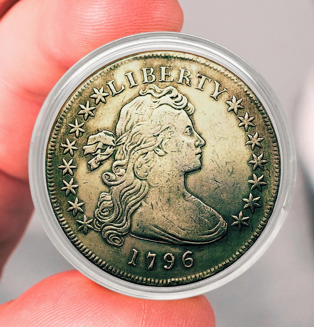 1796 Liberty Flowing Hair Dollar Coin Commemorative Rare Collectible ...