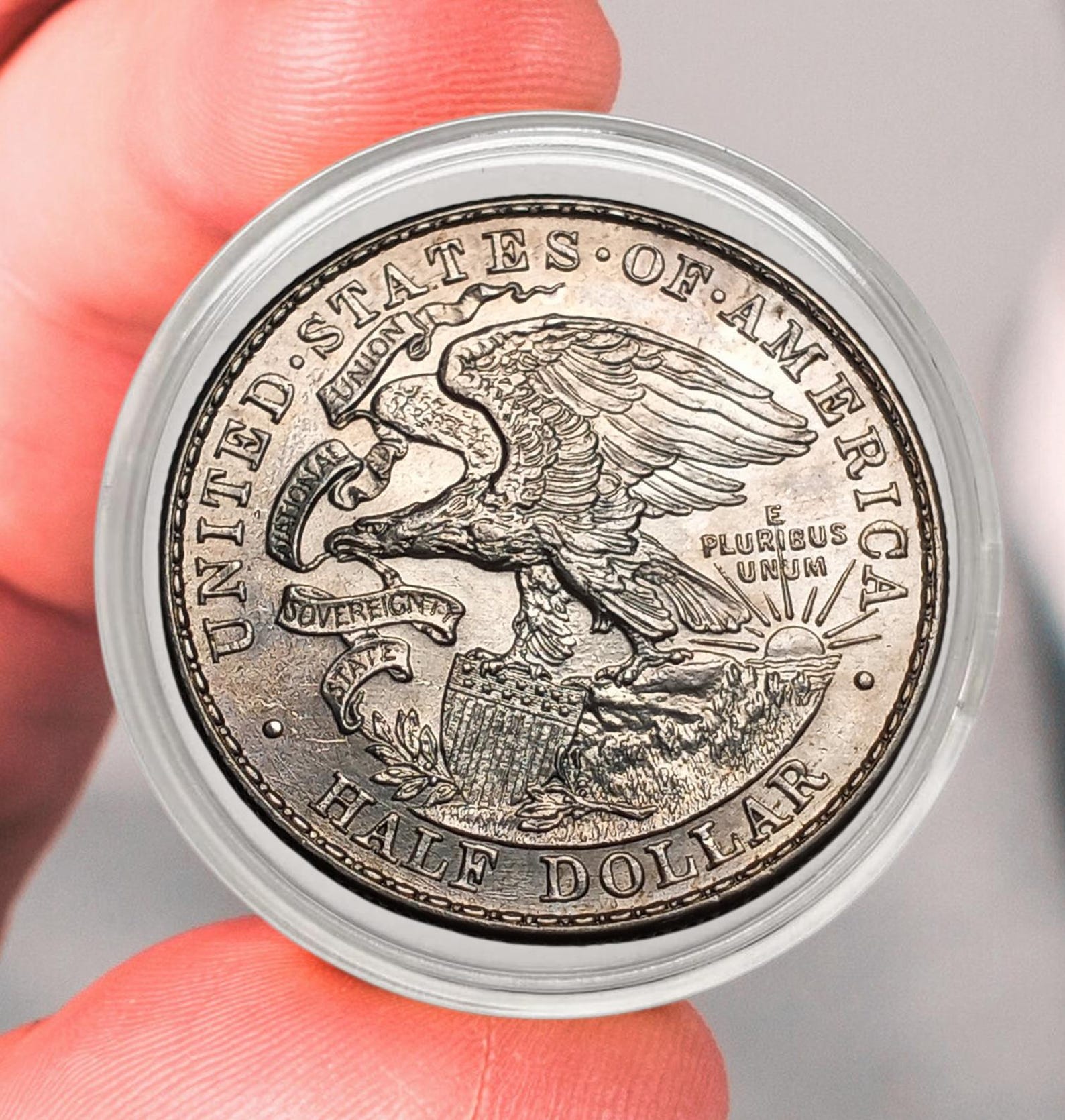 1918 Lincoln Illinois Half Dollar Coin Commemorative Rare Collectible ...