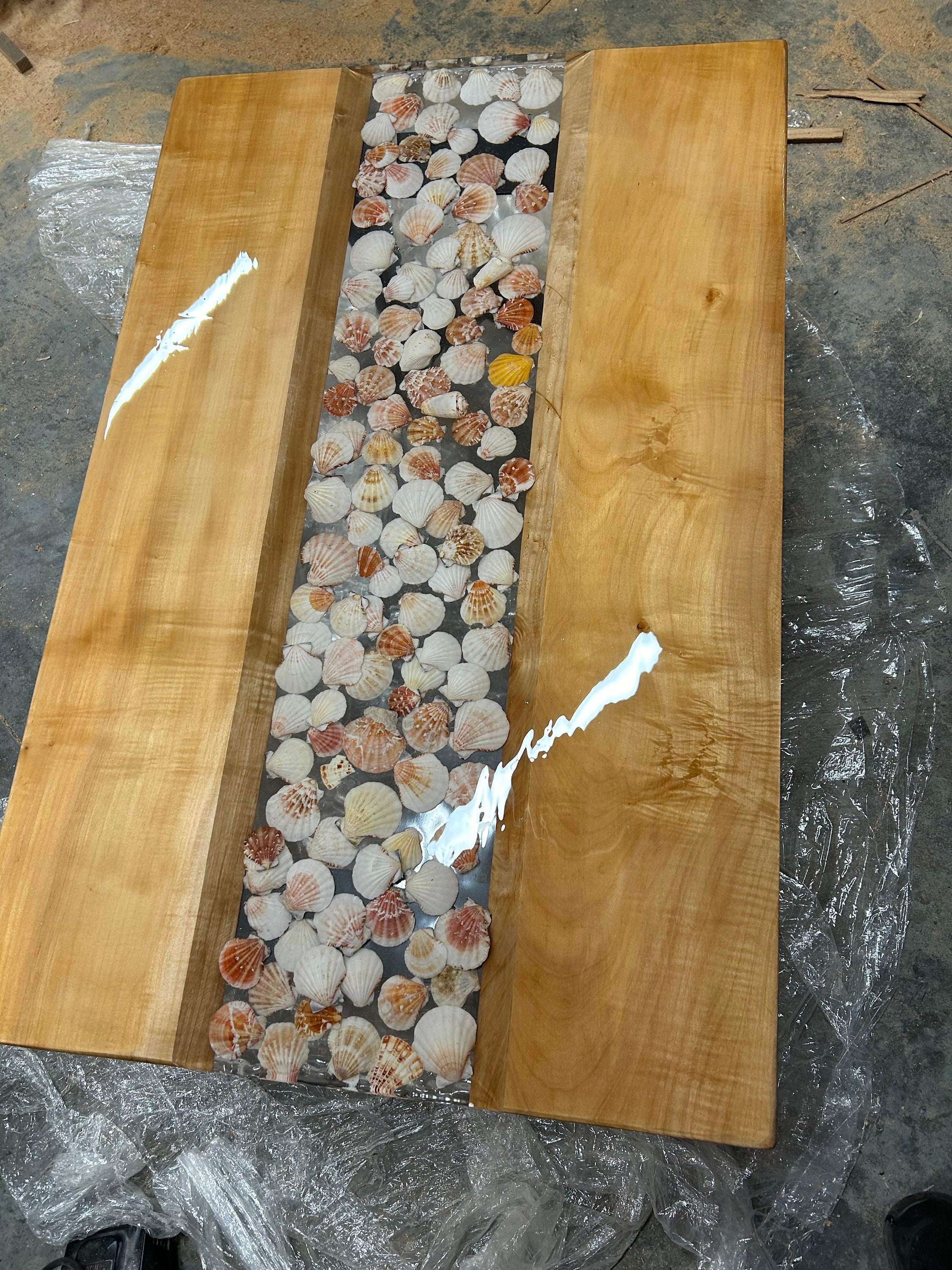 Maple-seashell River Coffee Table - Etsy