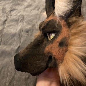 Toony German Shepherd Canine Therian Mask Furry Cosplay - Etsy