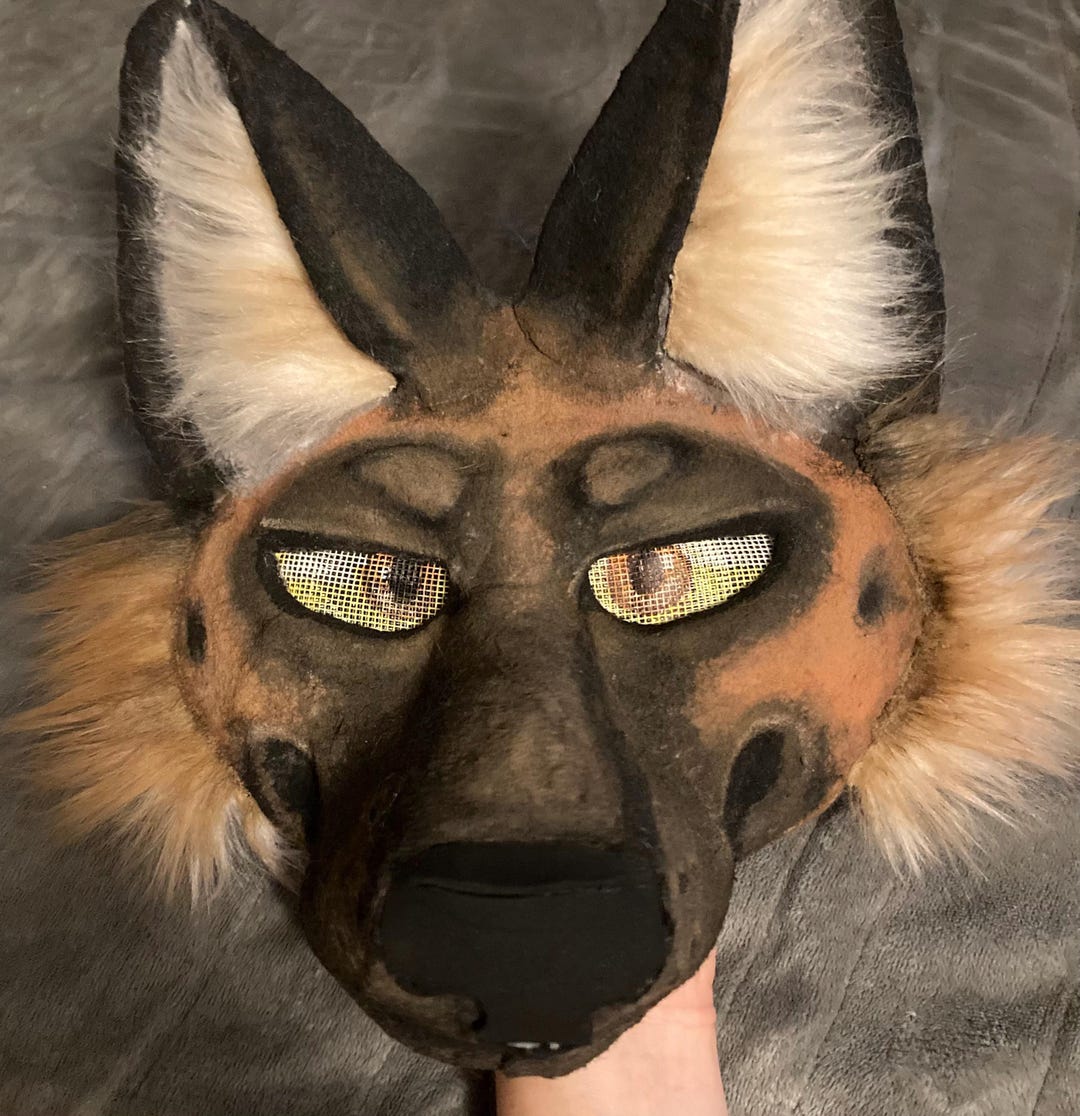 Toony German Shepherd Canine Therian Mask Furry Cosplay - Etsy