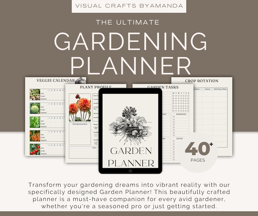 Digital Garden Planner, Journal, Plant Log ,garden Organizer, Plant ...