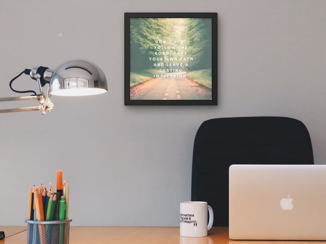 Pathfinder's Legacy Motivational Wall Art Premium Wood Matte Finish ...