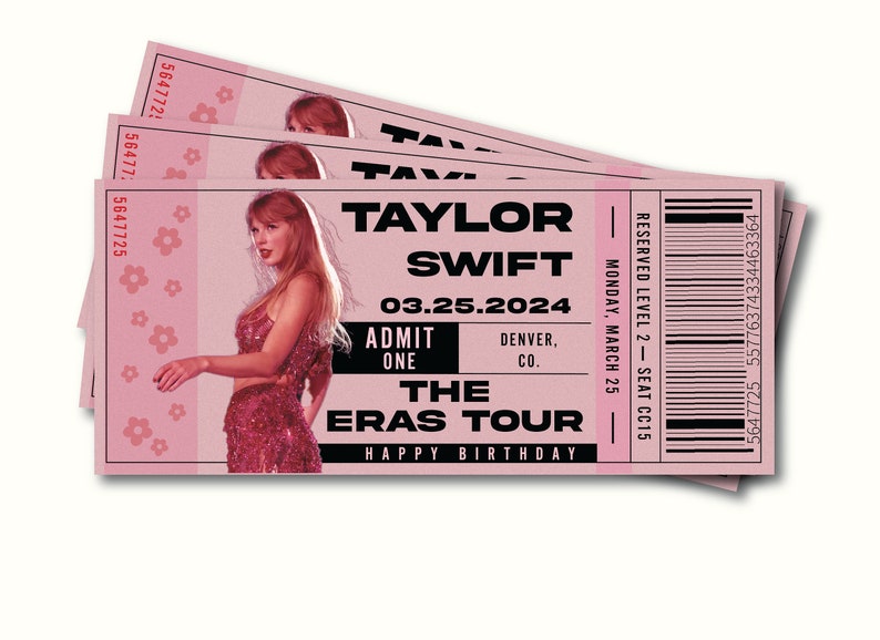 Custom Concert Tickets - Etsy