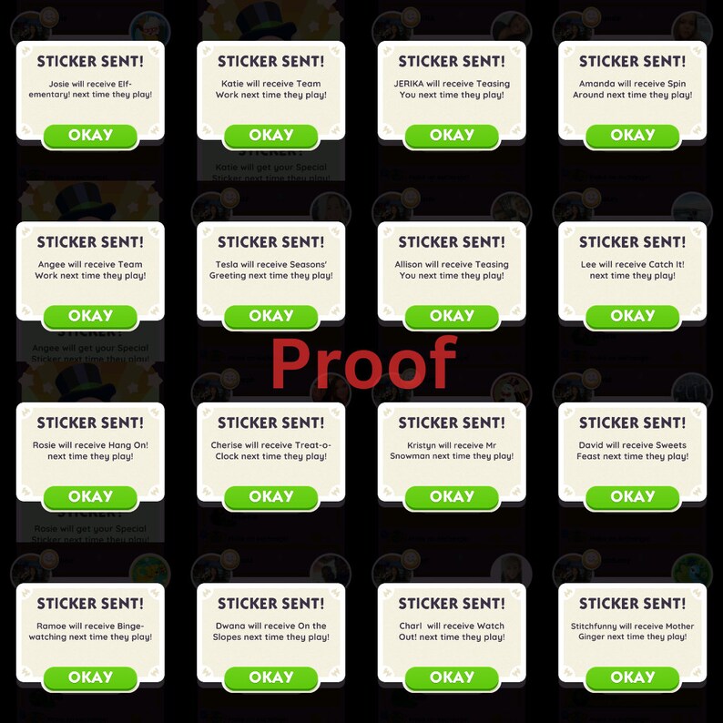 ON THE RISE New 5 Star Card Sticker Monopoly Go fast Send - Etsy